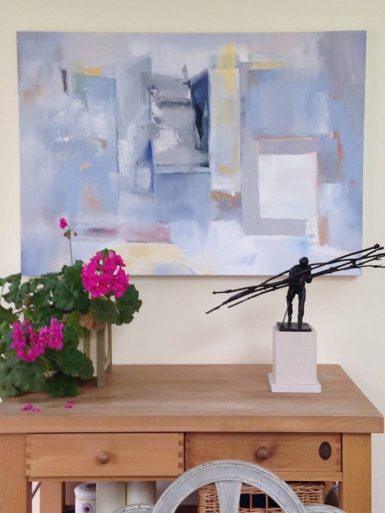 Aerogramme Painting by Mary Romer Greenfield | Saatchi Art