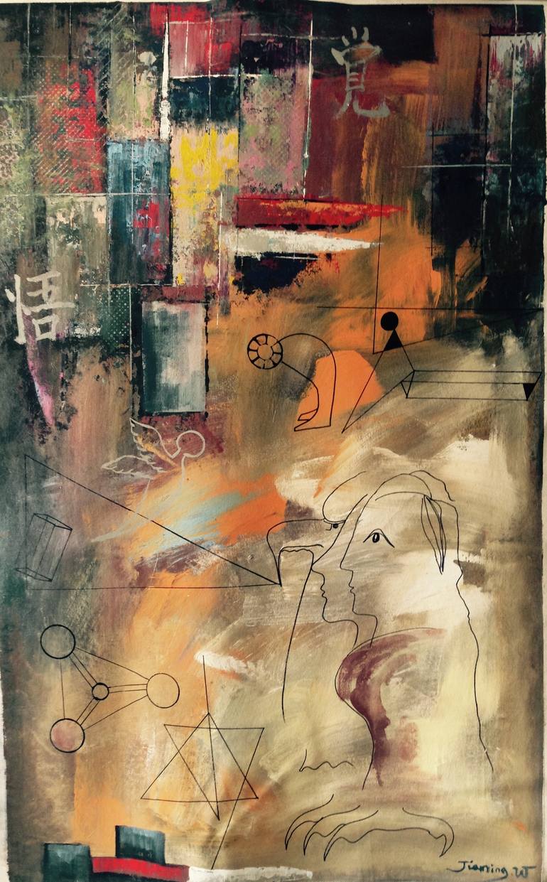 Awareness Painting by Jiaming Wang | Saatchi Art