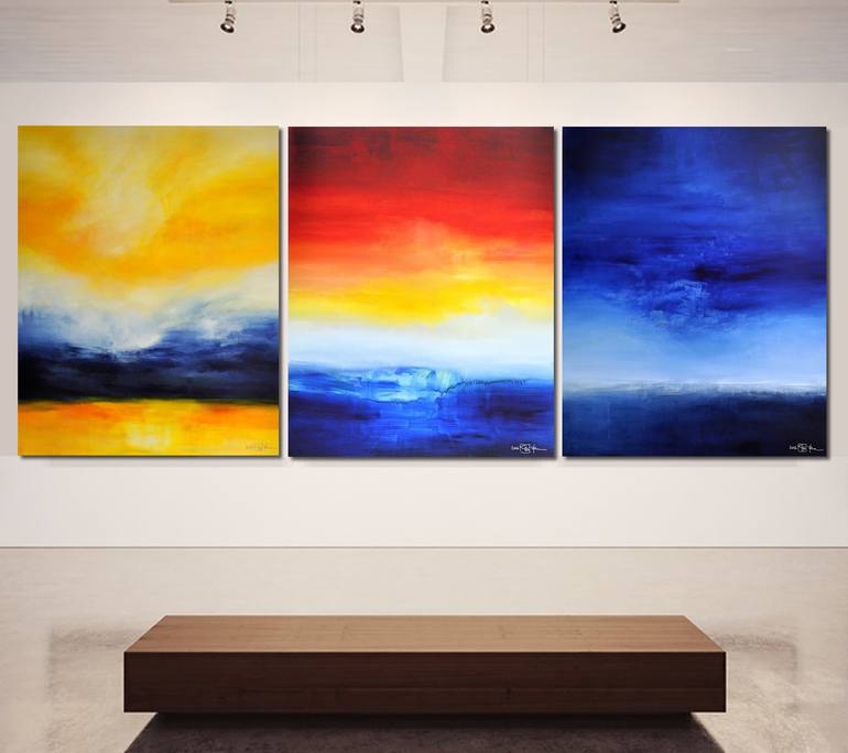 TO THE EDGE OF THE WORLD AND BEYOND Painting by Christian Bahr ...