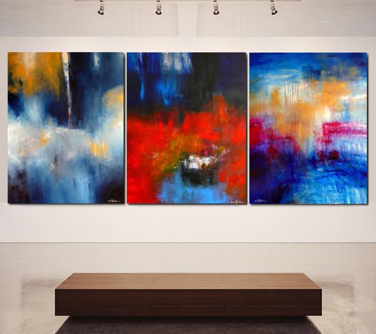 A WAR TO END ALL WARS (triptych) Painting by Christian Bahr | Saatchi Art