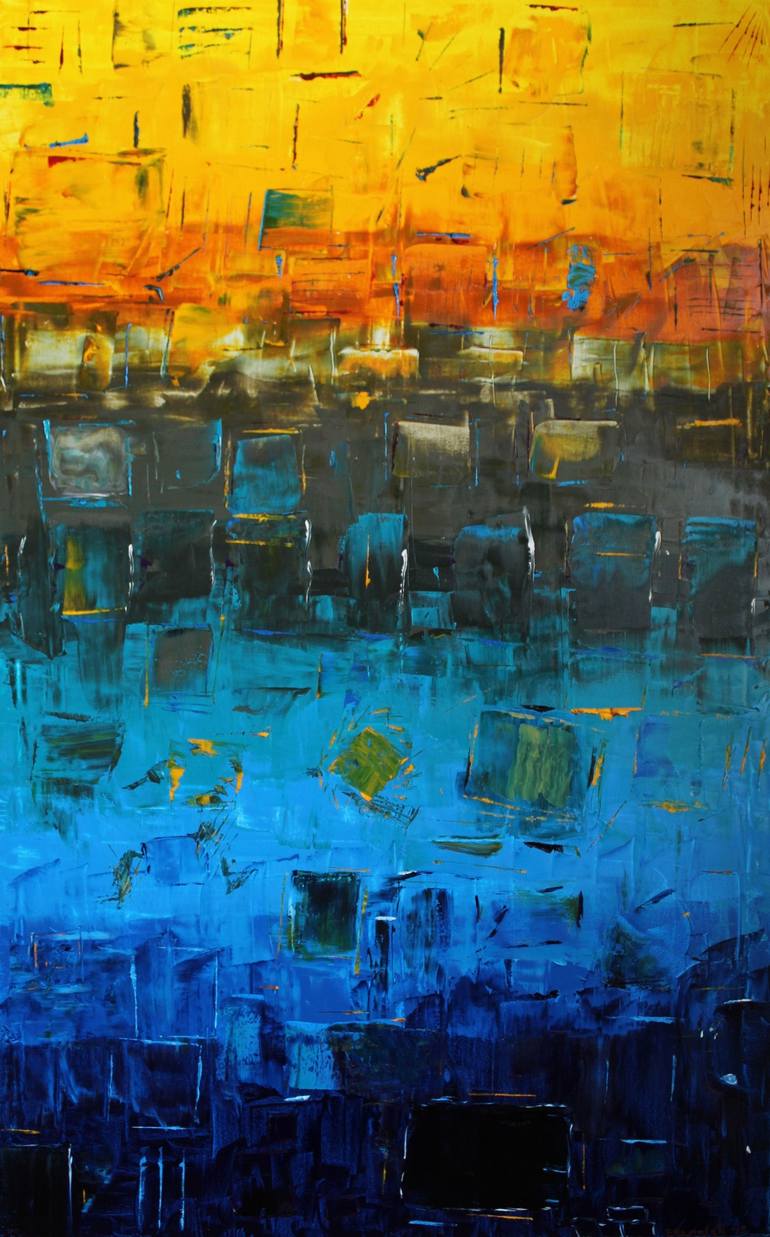 The Box Collector Painting by Paul Kociniak | Saatchi Art