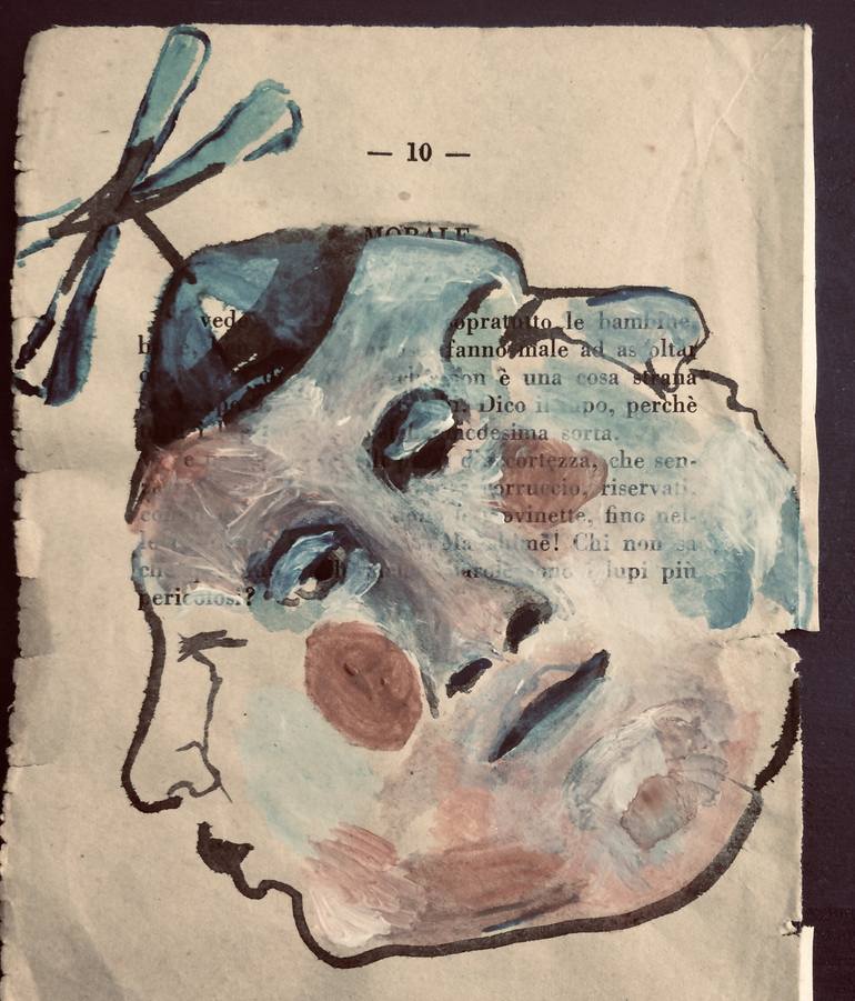 Tweedle Dee Tweedle Dum Drawing by Giovanna Rigattieri | Saatchi Art