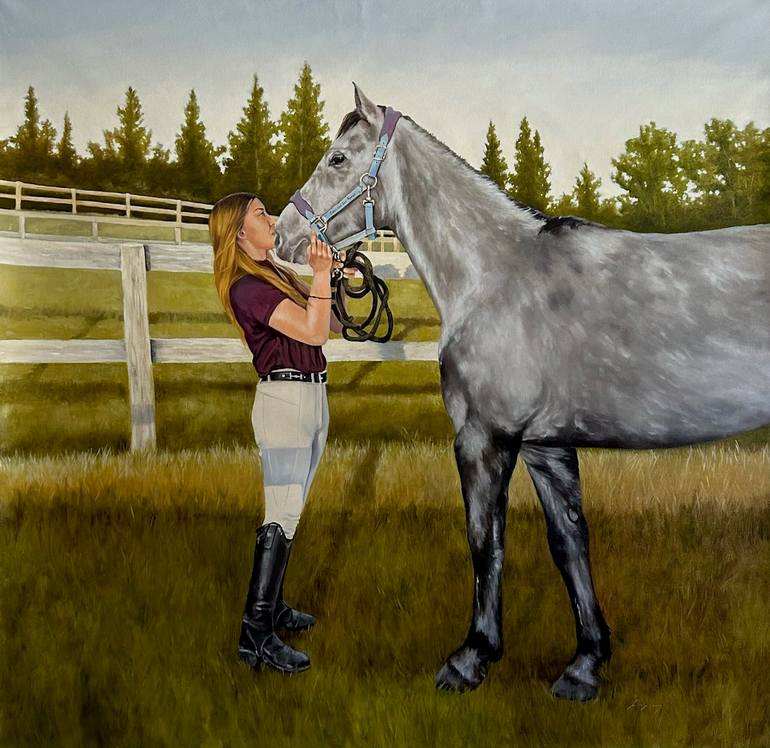 Eden and Romeo Painting by Kelly Rysavy | Saatchi Art