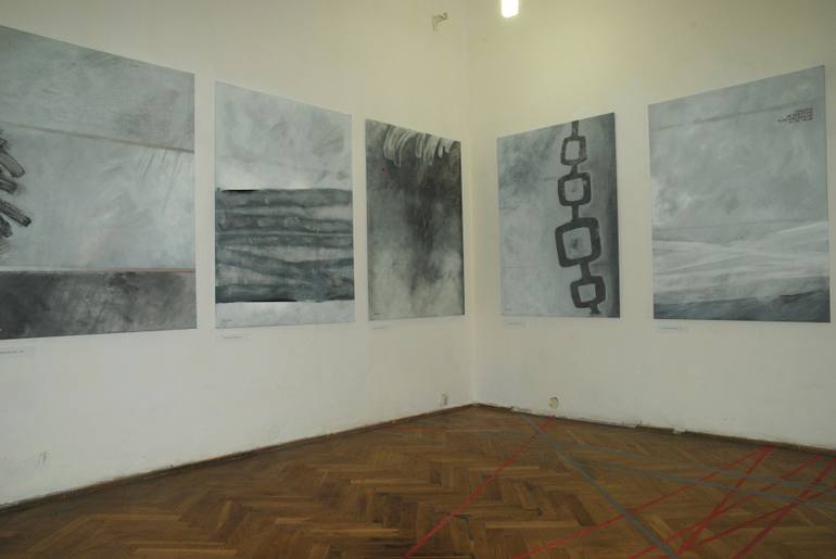 Moonlight.Layers Painting by Ursula Radel-Leszczynski | Saatchi Art