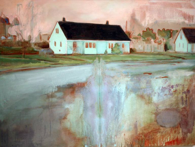 Next Door Painting by Holly Tingley | Saatchi Art