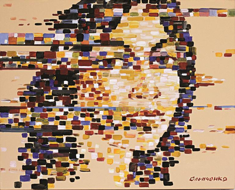 she Painting by Volodymyr Slepchenko | Saatchi Art