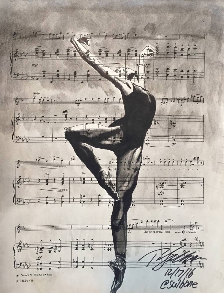 The Pose Painting by Tom Sullivan | Saatchi Art