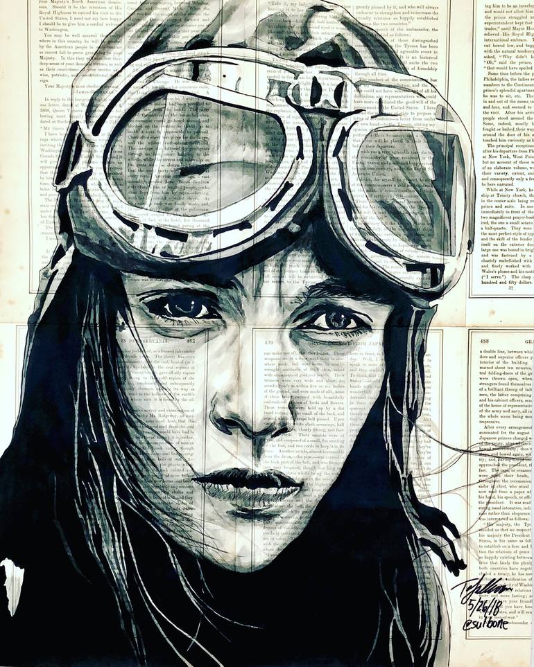 The Pilot Painting by Tom Sullivan | Saatchi Art