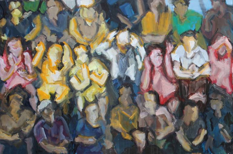 Some Clapping 1 Painting by Maria Colom | Saatchi Art