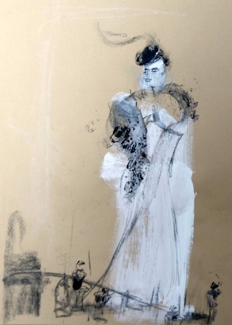 Transvestite Painting by Suzanne Zipprich-Naebauer | Saatchi Art