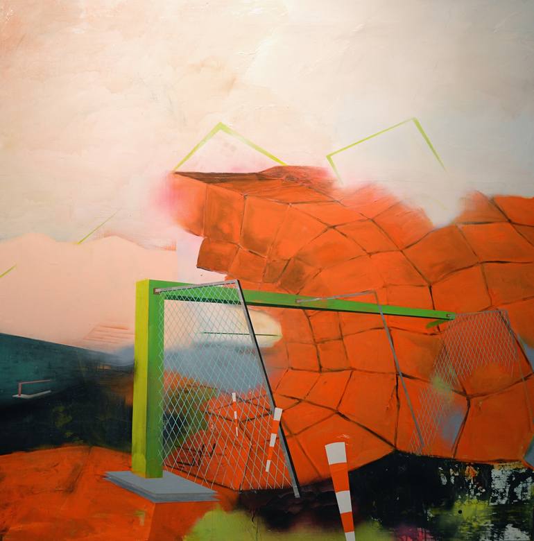 Tessellated Form Painting by Ariel Lockshaw | Saatchi Art