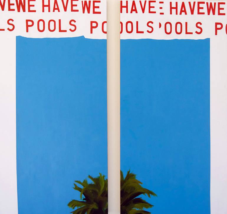 We Have Pools Painting by Ariel Lockshaw | Saatchi Art