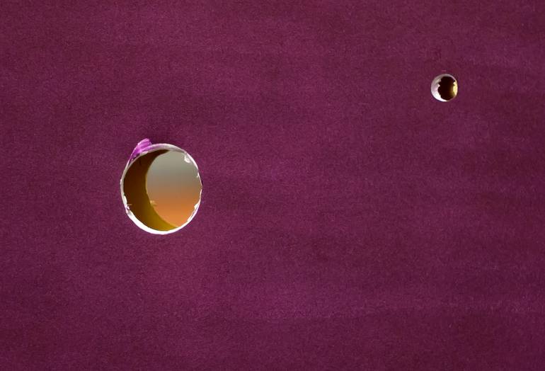 Helium Mask Painting by Malcolm Koch | Saatchi Art