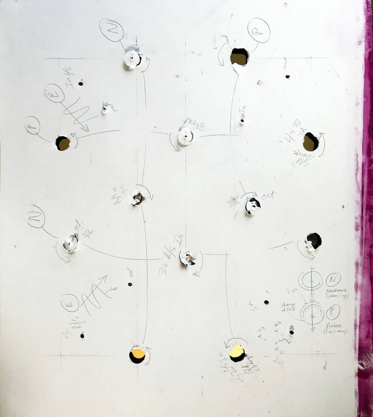 Helium Mask Painting by Malcolm Koch | Saatchi Art