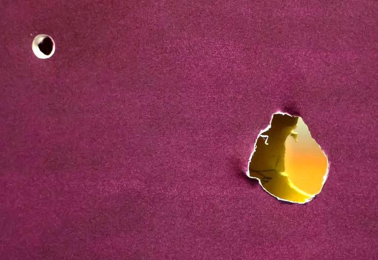 Helium Mask Painting by Malcolm Koch | Saatchi Art