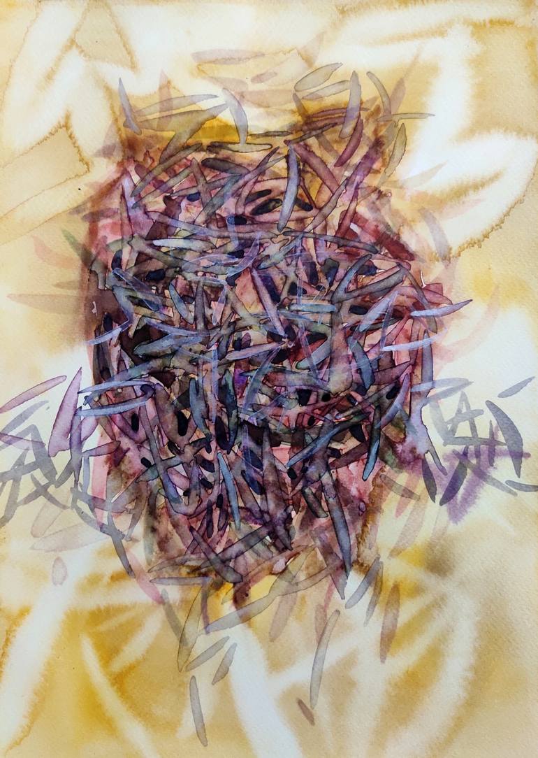 Suffocation Painting by Ashok Hinge | Saatchi Art