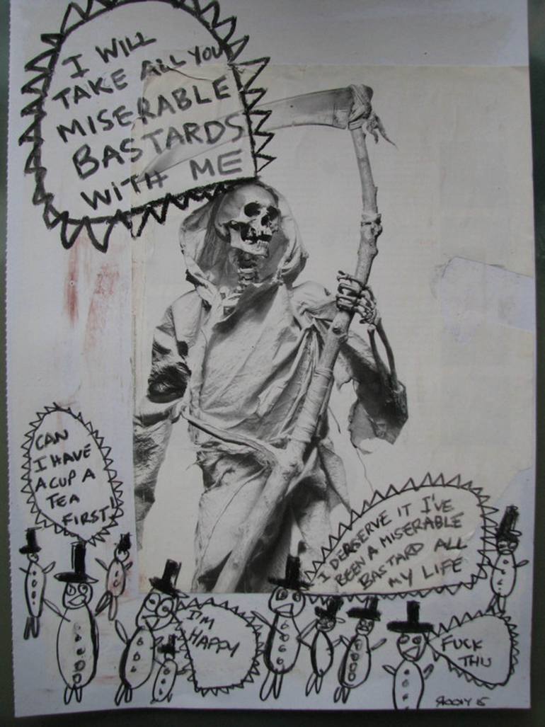 You miserable bastards Drawing by DARREN ROCKFORD-MURPHY | Saatchi Art