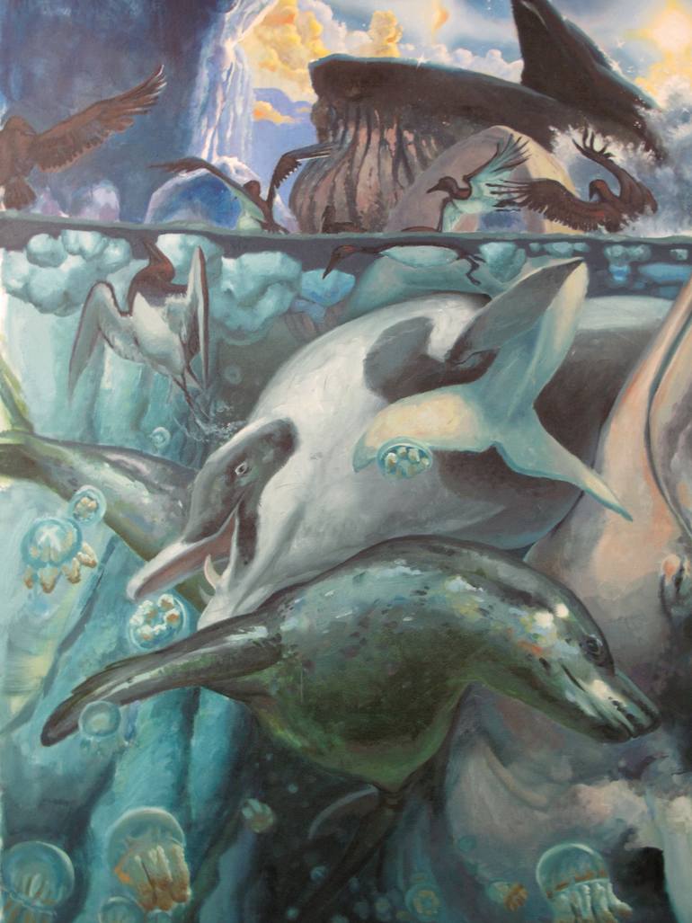 Polynya Painting by Kerry Thompson | Saatchi Art