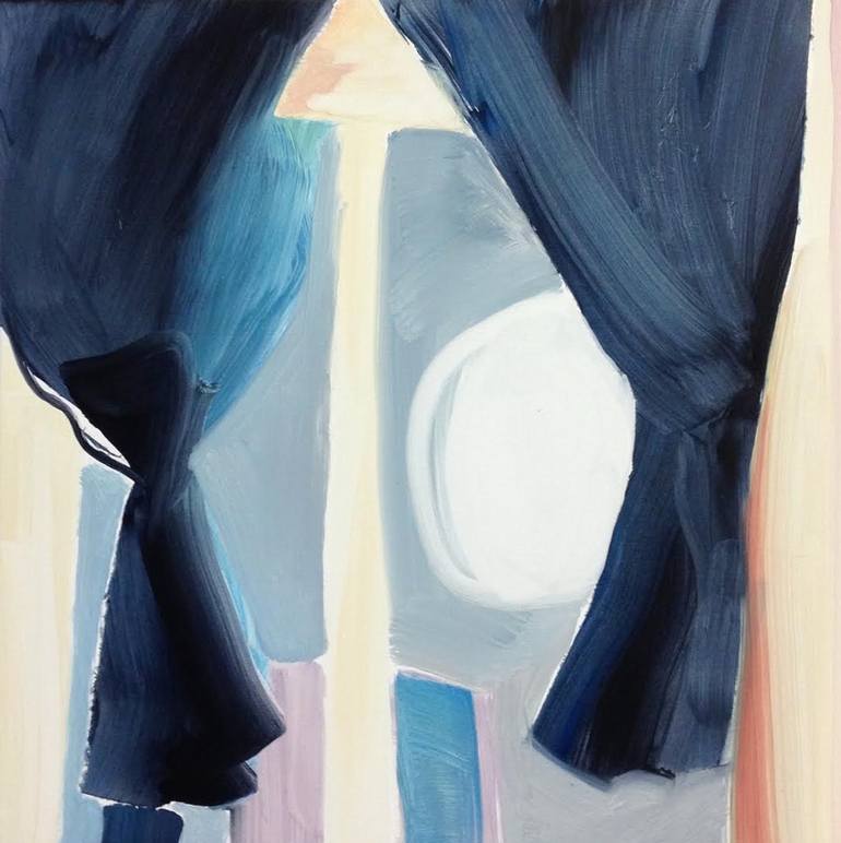 Moonlit Window Painting by Katie Darby Slater | Saatchi Art