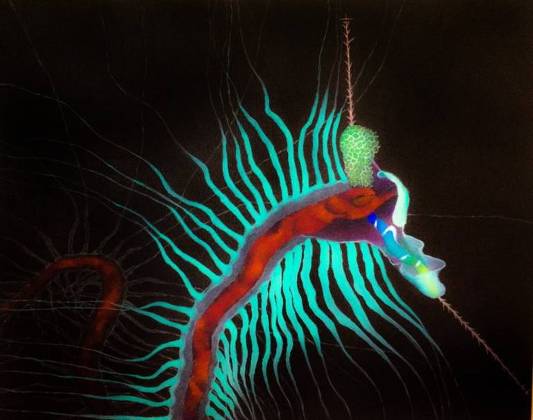 Complete absence Painting by Ricardo Lopez | Saatchi Art