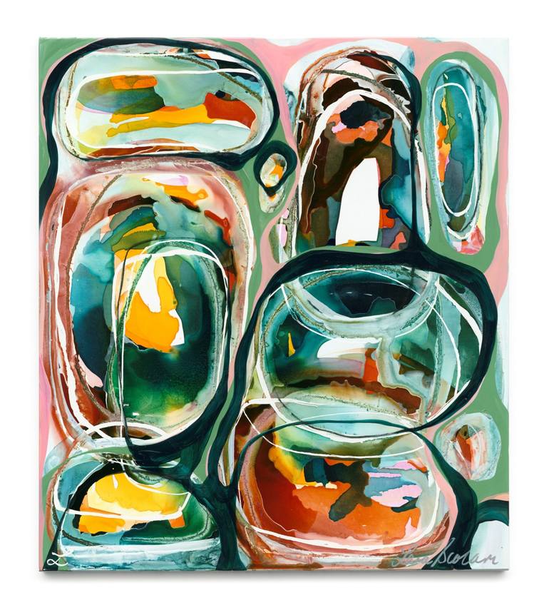 Lava Lamp II Painting by Lara Scolari | Saatchi Art