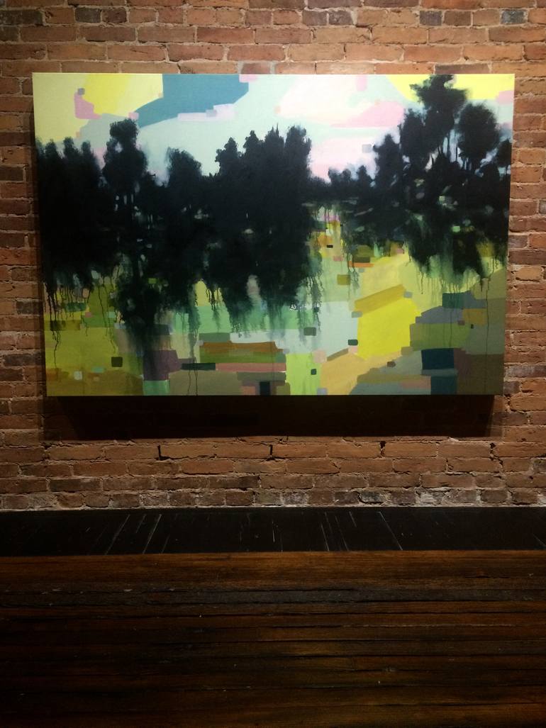 Through the Dark Painting by Clark Davidson | Saatchi Art