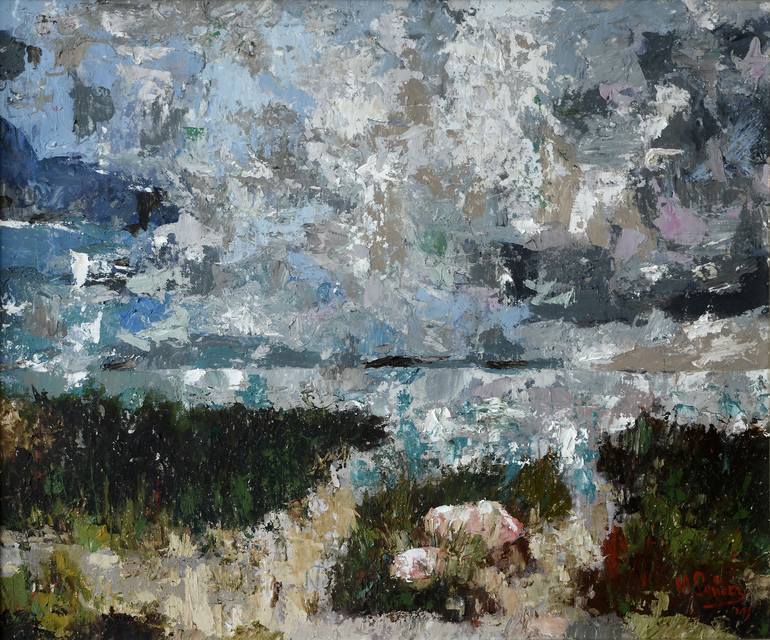 Before The Storm Painting by Mart Sander | Saatchi Art