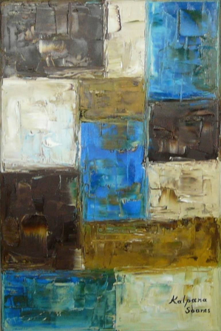 Looking Up II Painting by Kalpana Soanes | Saatchi Art