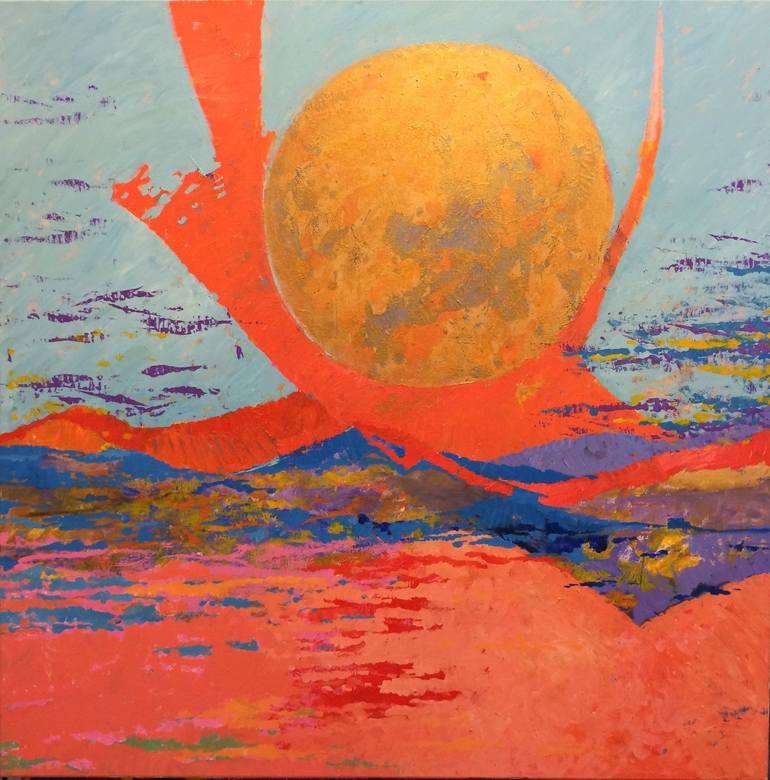 Ra Painting by Jan Lucker | Saatchi Art