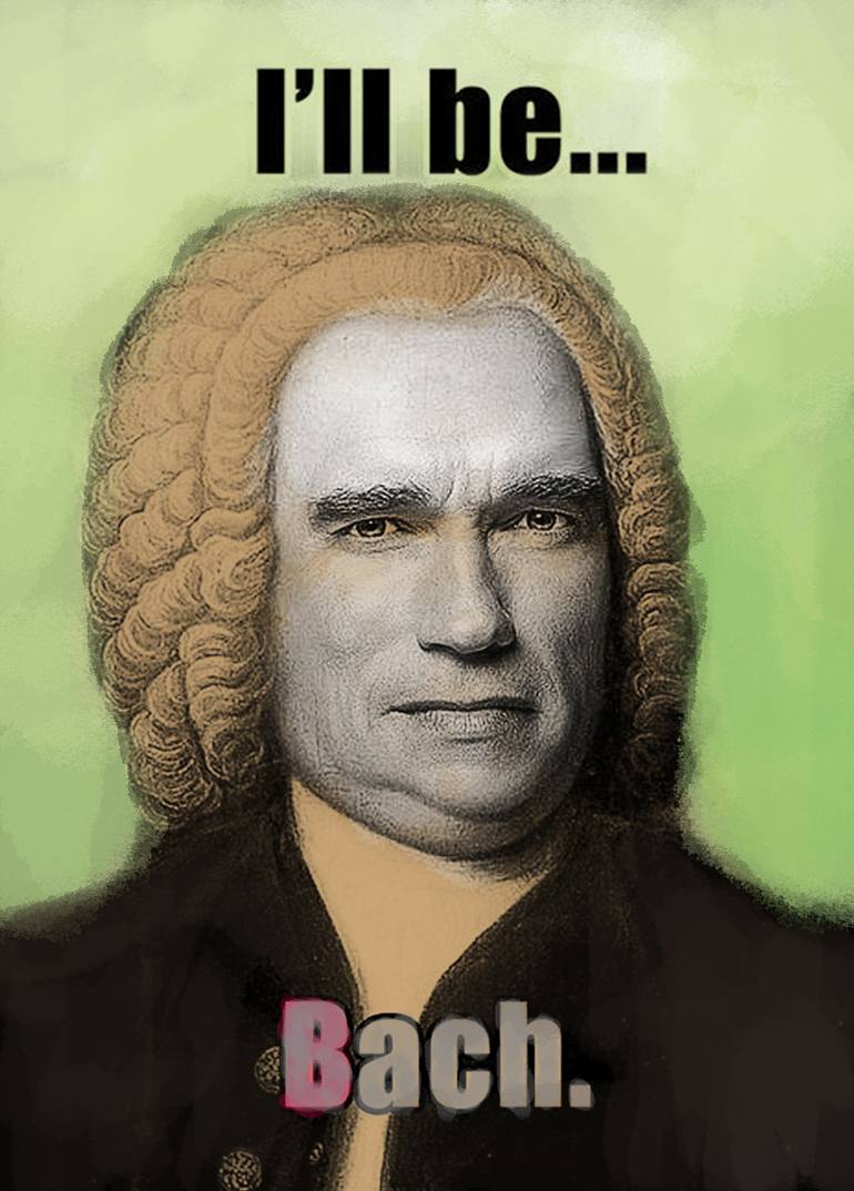 ILL BE BACH Painting by Crix Hilton | Saatchi Art