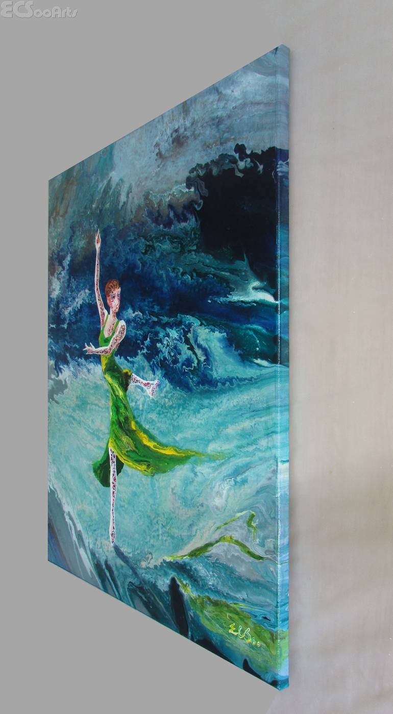 Four Season (i) - Spring Dance, ballerina Painting by En Chuen Soo ...