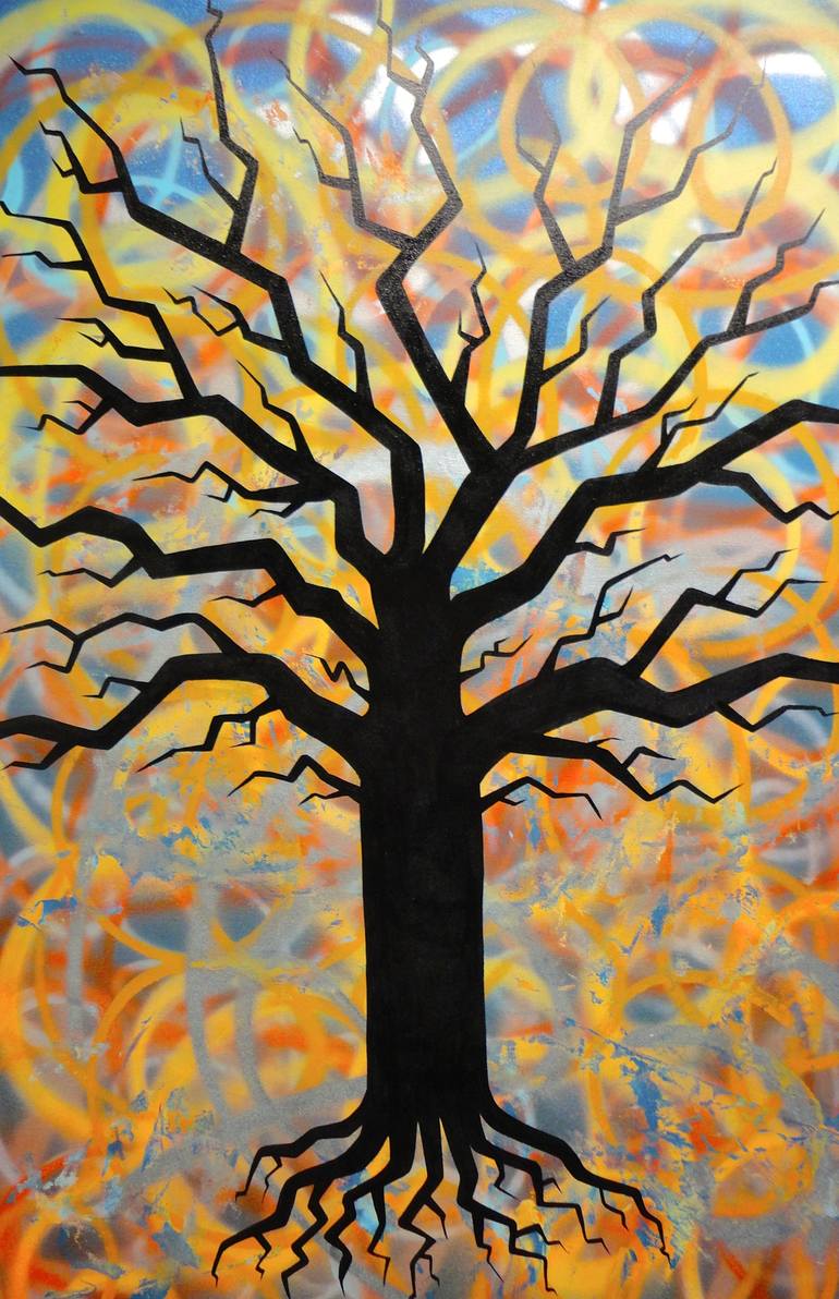 tree Painting by Rhett Johnson | Saatchi Art