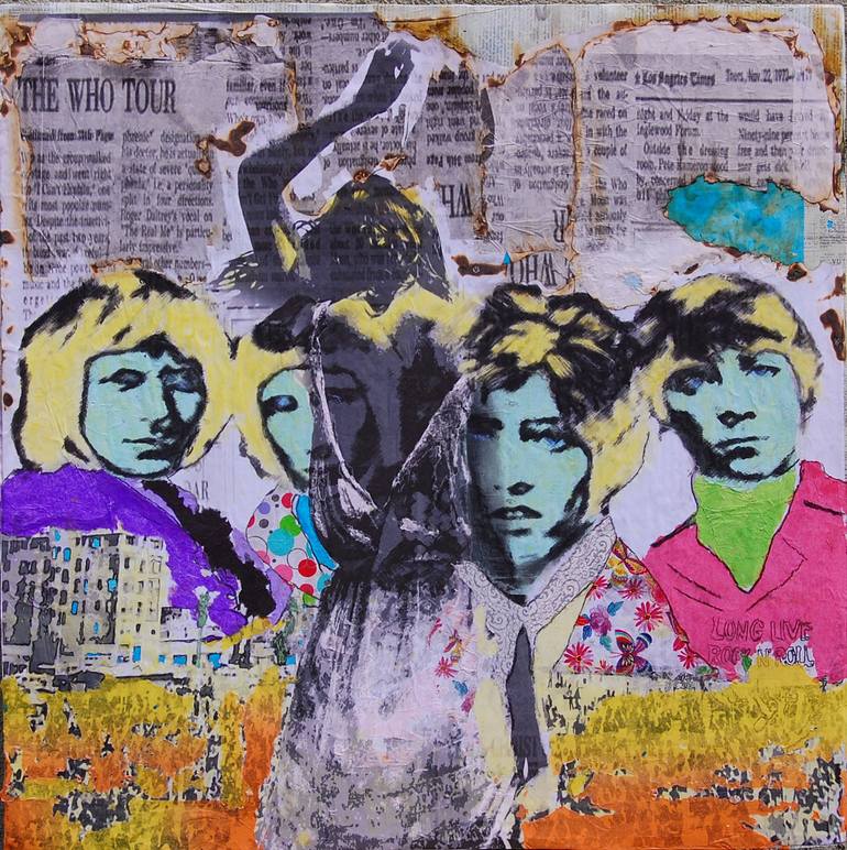 Who Painting by David Evans | Saatchi Art