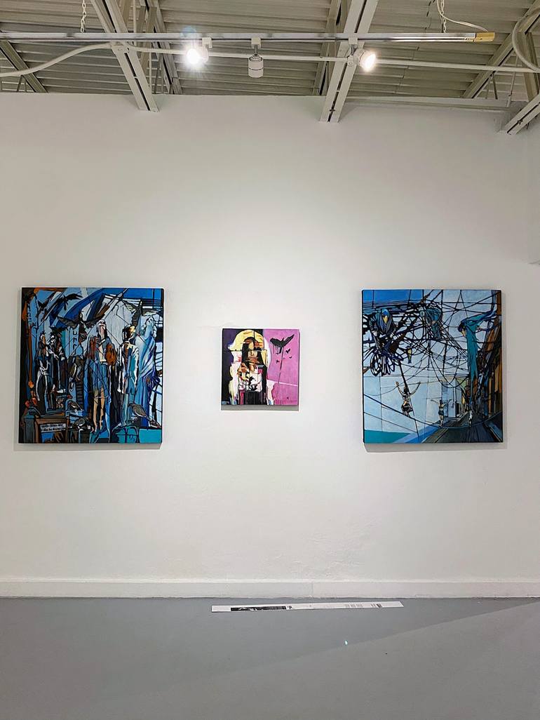 Las ciudades nido Painting by Monika Malgorzata Gabrys | Saatchi Art