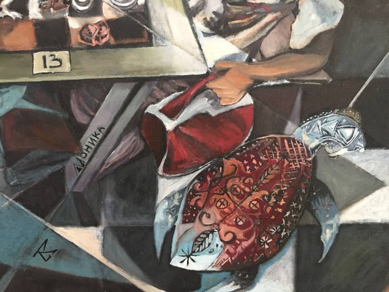 PLAYING Painting by Monika Malgorzata Gabrys | Saatchi Art