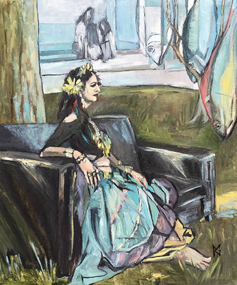 RUSALKA Painting by Monika Malgorzata Gabrys | Saatchi Art