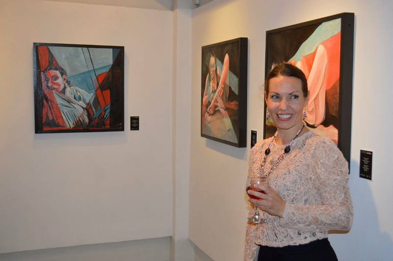 They say the war doesn't have woman’s face Painting by Monika ...