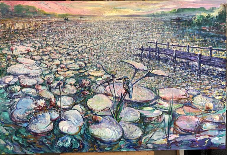 РАССВЕТ 5:30 Painting by Yuriy Uskov | Saatchi Art