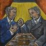 Backgammon Painting by Nagui A | Saatchi Art
