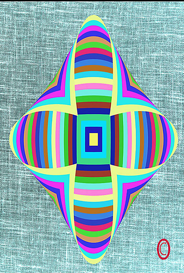 4 Point Shape B ,Small Canvas. Identification No971 PS Portrait ...