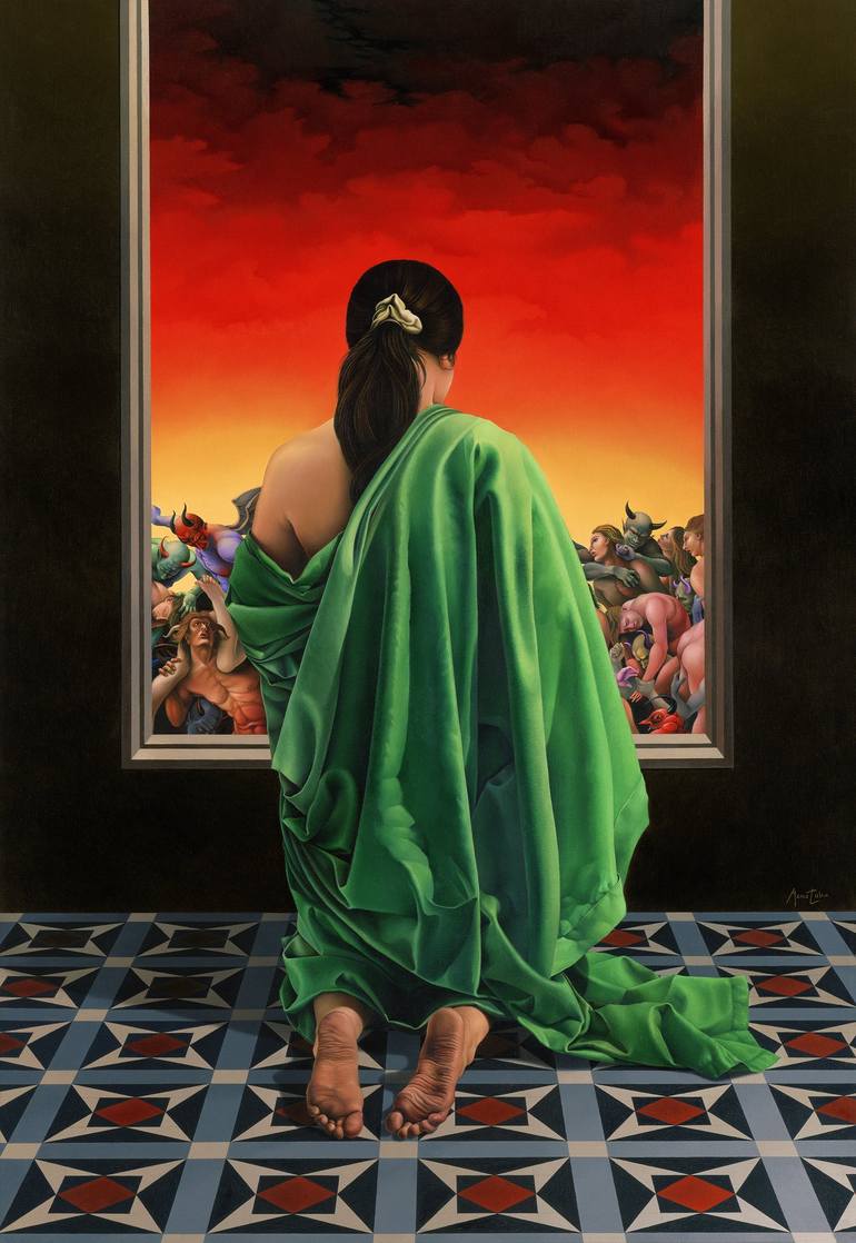 Beatrice Painting by Marco Tulio | Saatchi Art