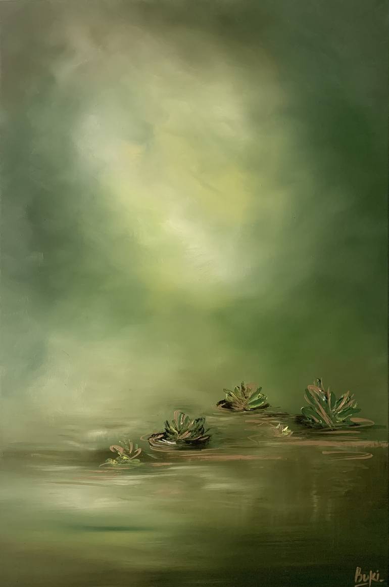 Still waters Painting by Sumali Piyatissa | Saatchi Art