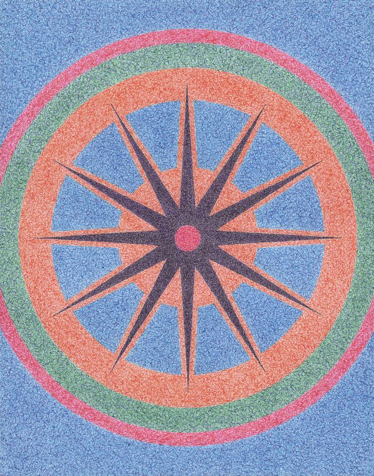 12-Pointer Drawing by Troy Thomas | Saatchi Art