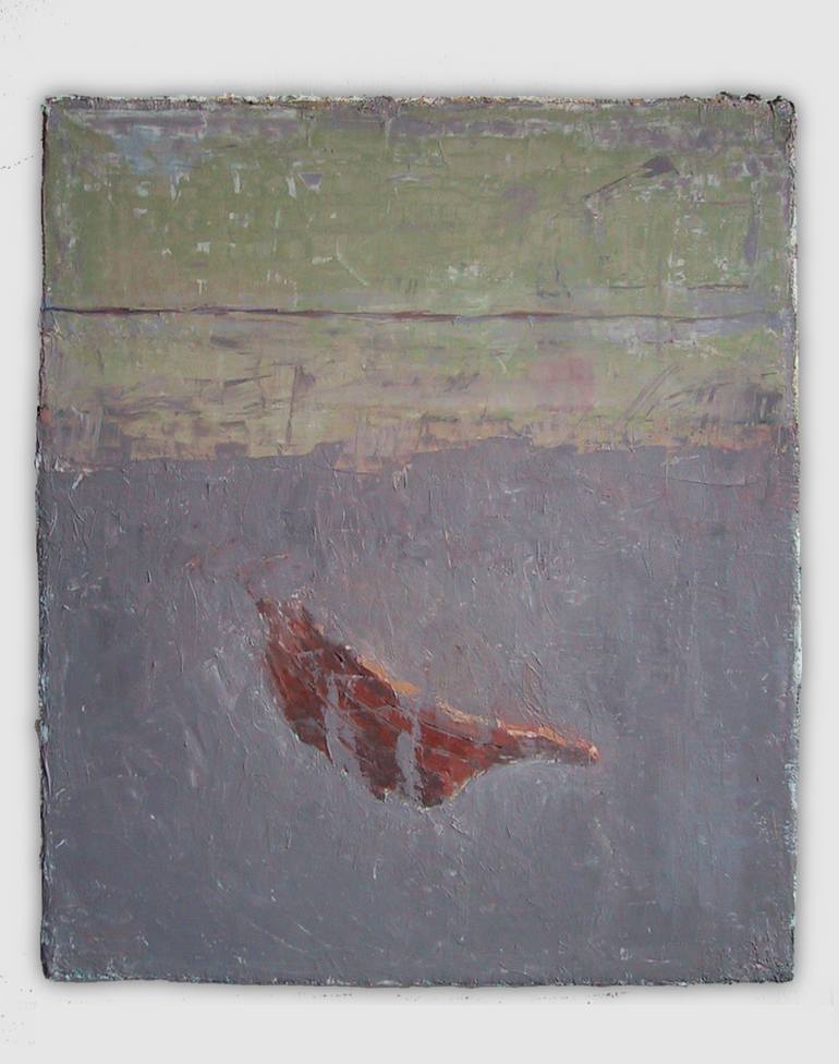 Red Ship Painting by Robert Appleton | Saatchi Art
