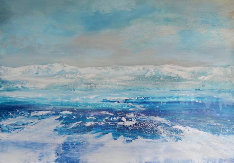 Under an opal sky Painting by Adele Gibson | Saatchi Art