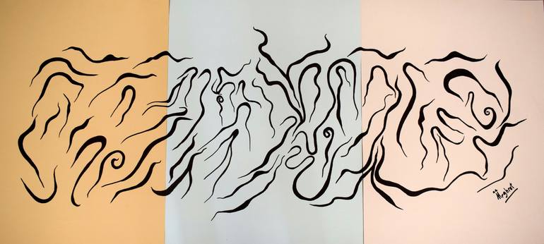 Yes I am. Drawing by Margharet A | Saatchi Art