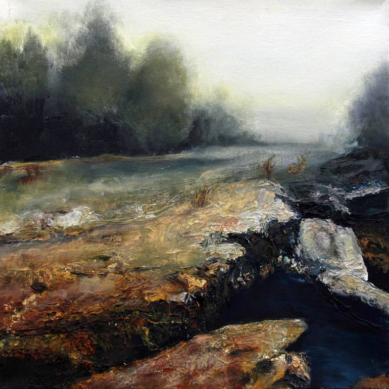 Tangibility of the substance Painting by Melissa Garrison | Saatchi Art