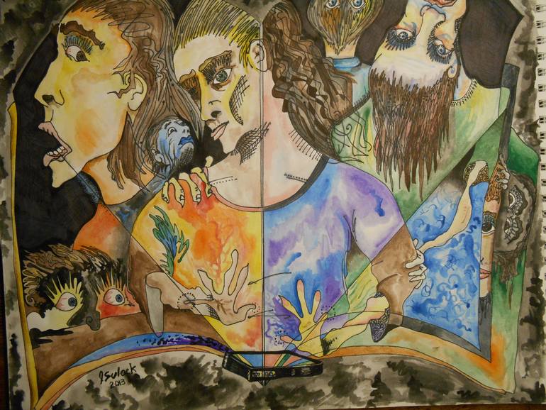 The Siren Siri Painting by Joseph Sulock | Saatchi Art