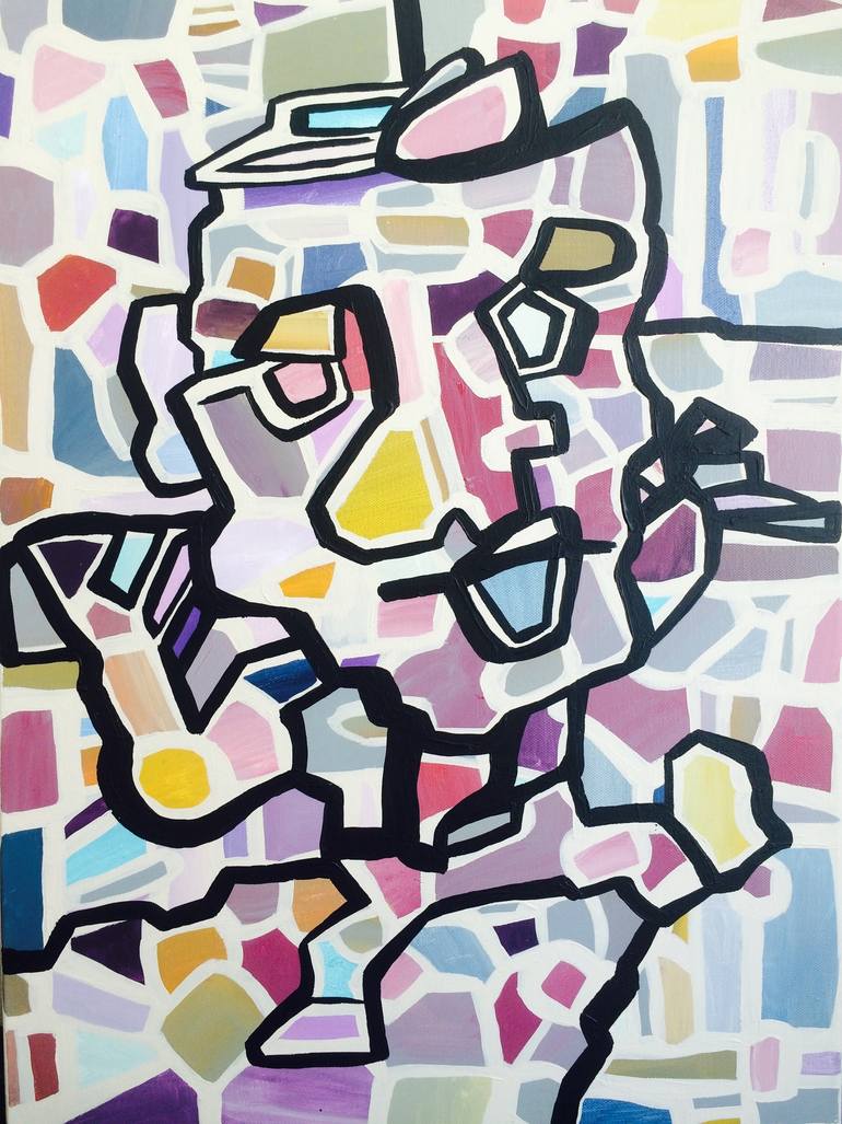 WITH SMILE TO THE WORLD Painting by Dante Minutello | Saatchi Art