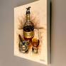 Blanton's with Carrillo Cigar Painting by Ian Greathead | Saatchi Art